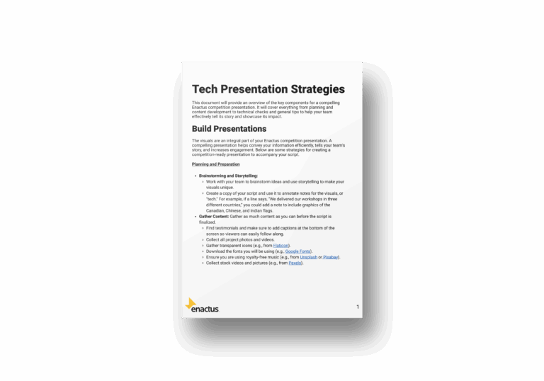 Resources - Enactus Canada